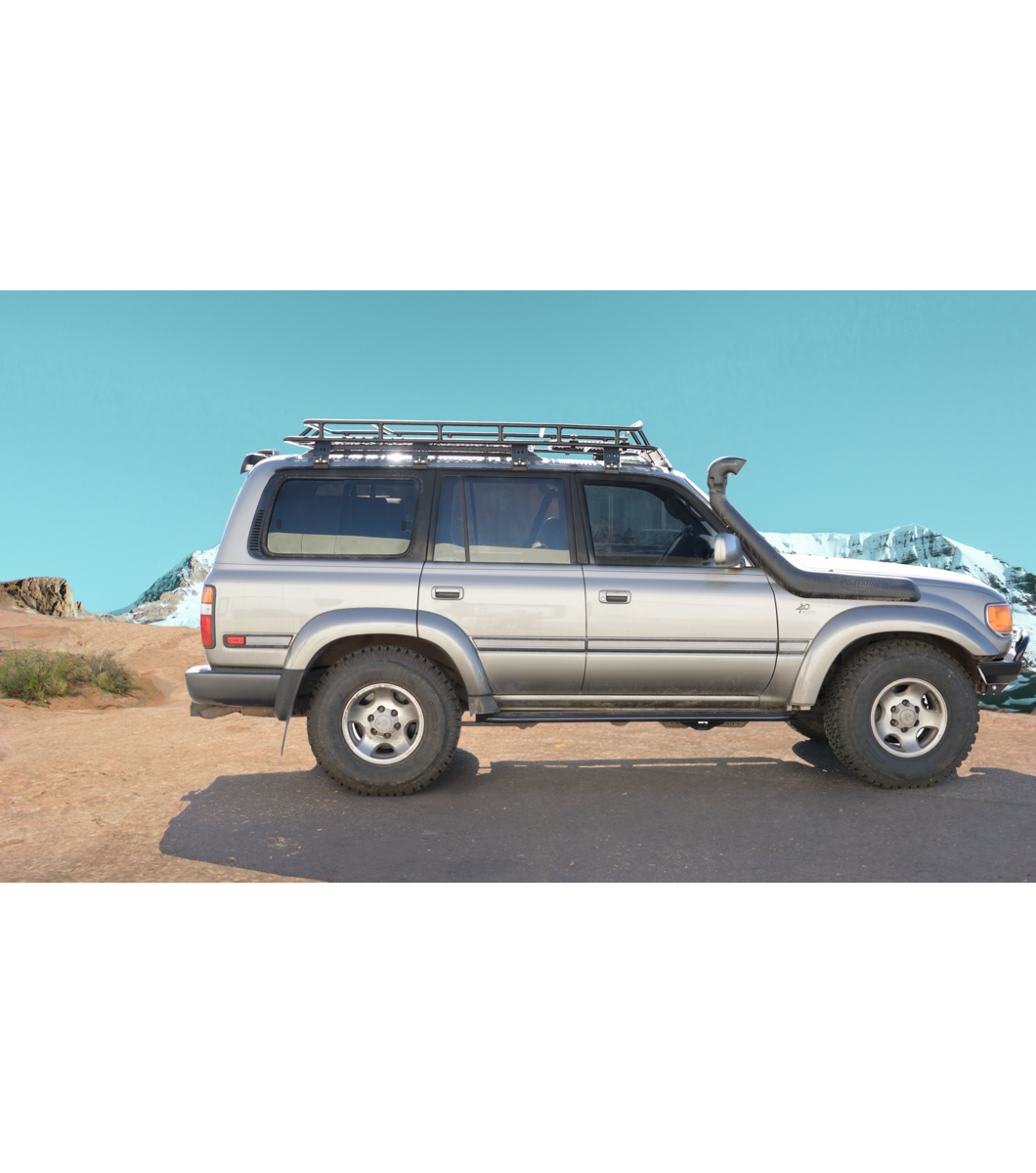 TOYOTA LAND CRUISER 80 · RANGER RACK· Multi-Light Setup· WITH SUNROOF ...