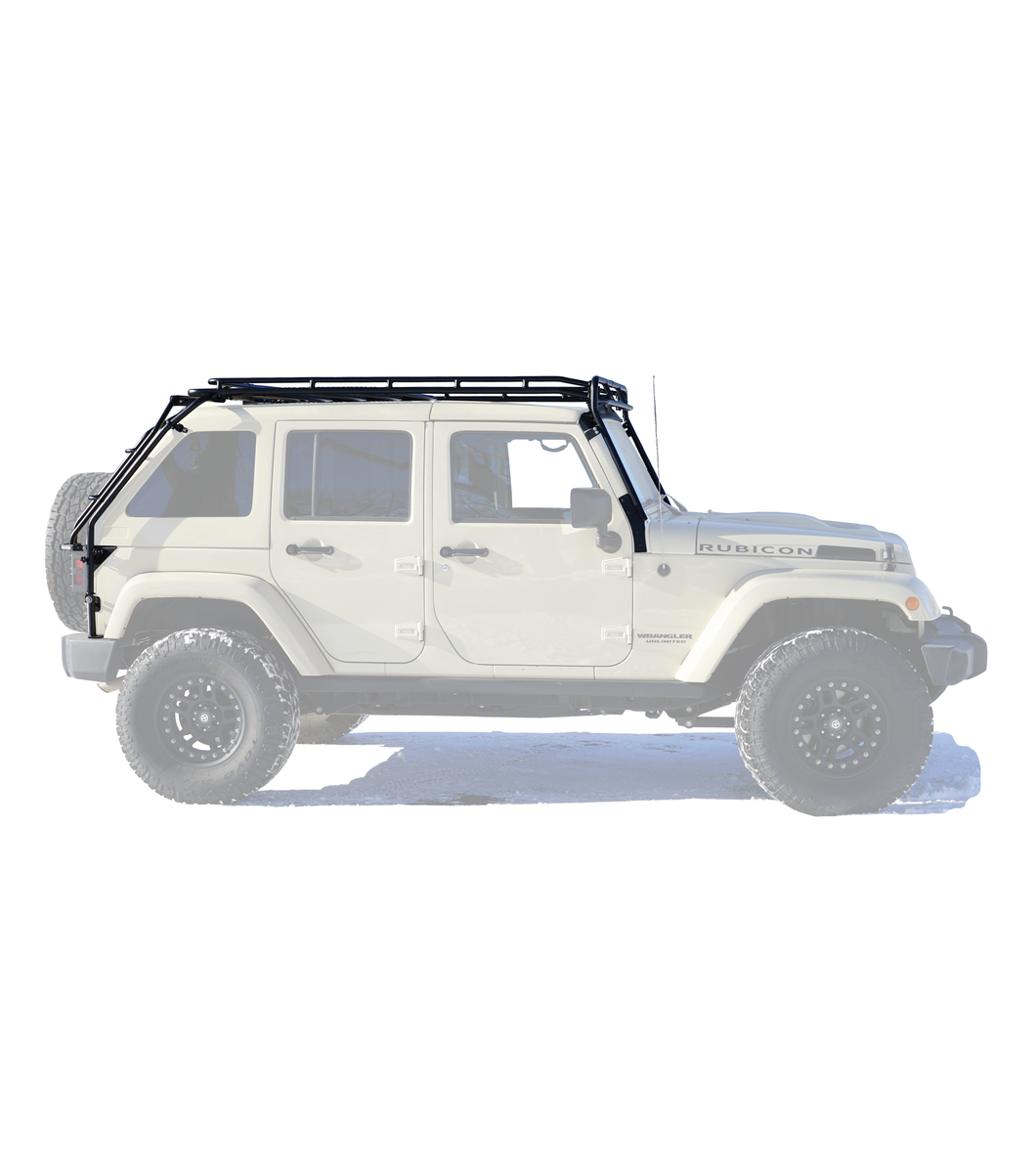 GOBI Jeep JKU-DV8 4Door Stealth Rack Multi-Light & 50" LED Setup