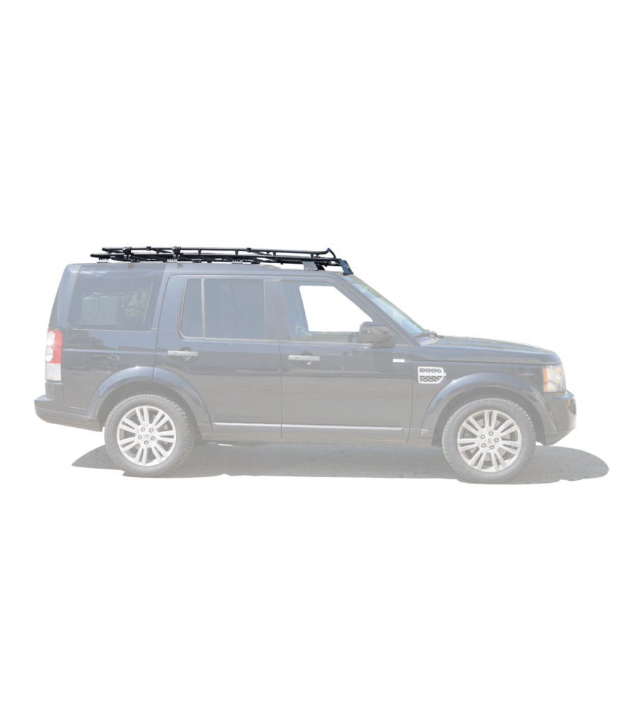 Land Rover LR4 Stealth Rack With Sunroof Lightbar Setup | GOBI