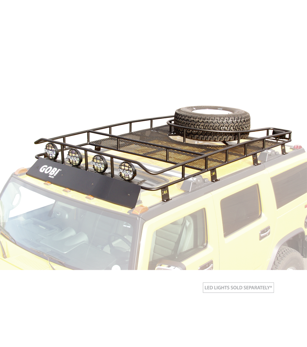GOBI Hummer H2 Ranger Tire Carrier Rack With Sunroof