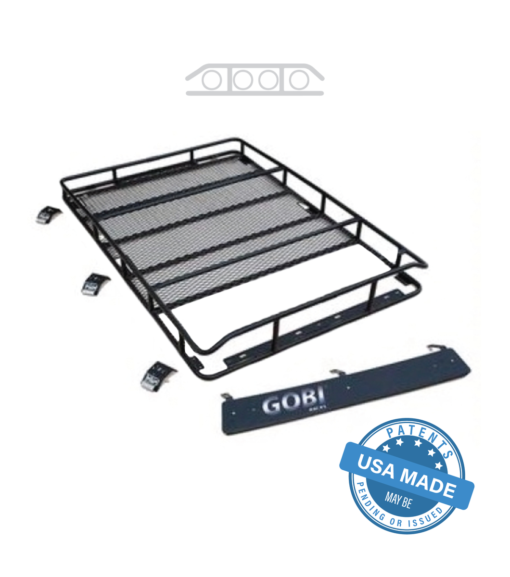 GOBI Jeep Cherokee XJ Ranger Rack With Sunroof Multi-Light Setup