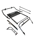 GOBI Jeep JK 2Door Ranger Rack Multi-Light Setup