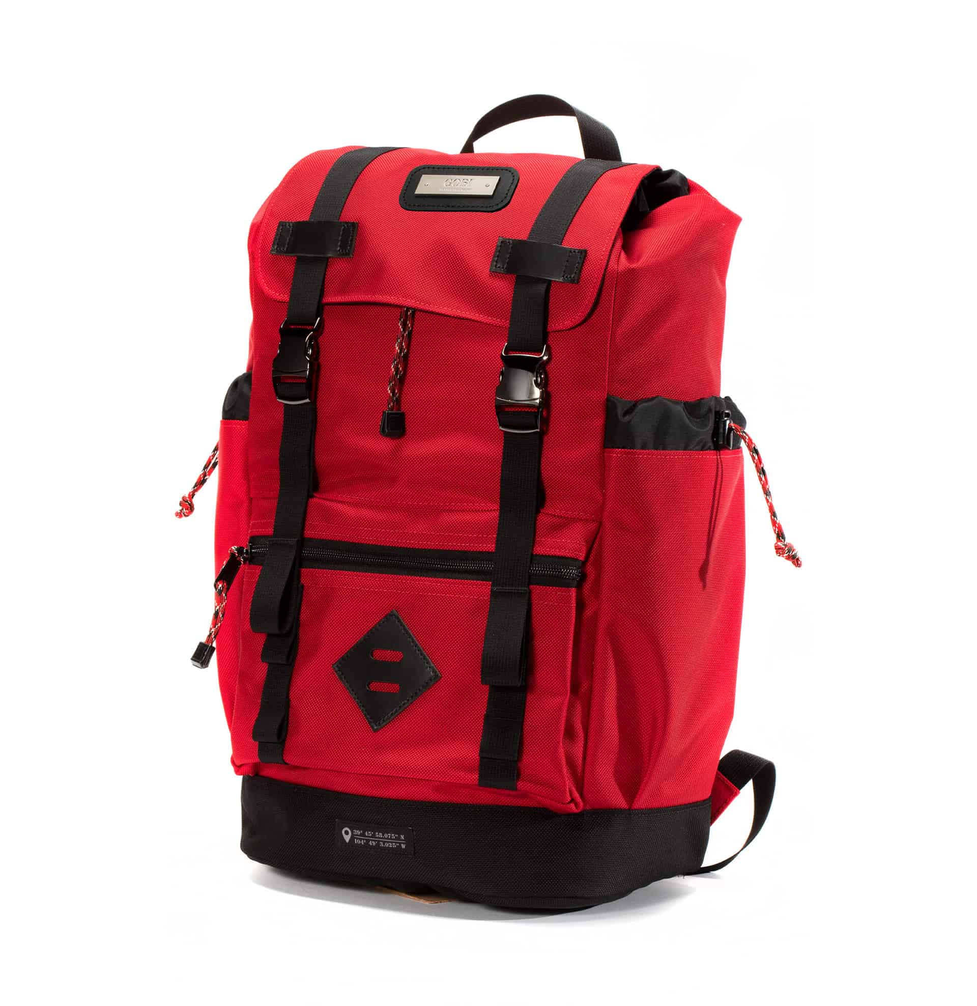 Getaway Backpack Fiery Redwith Black Webbing - GOBI Racks