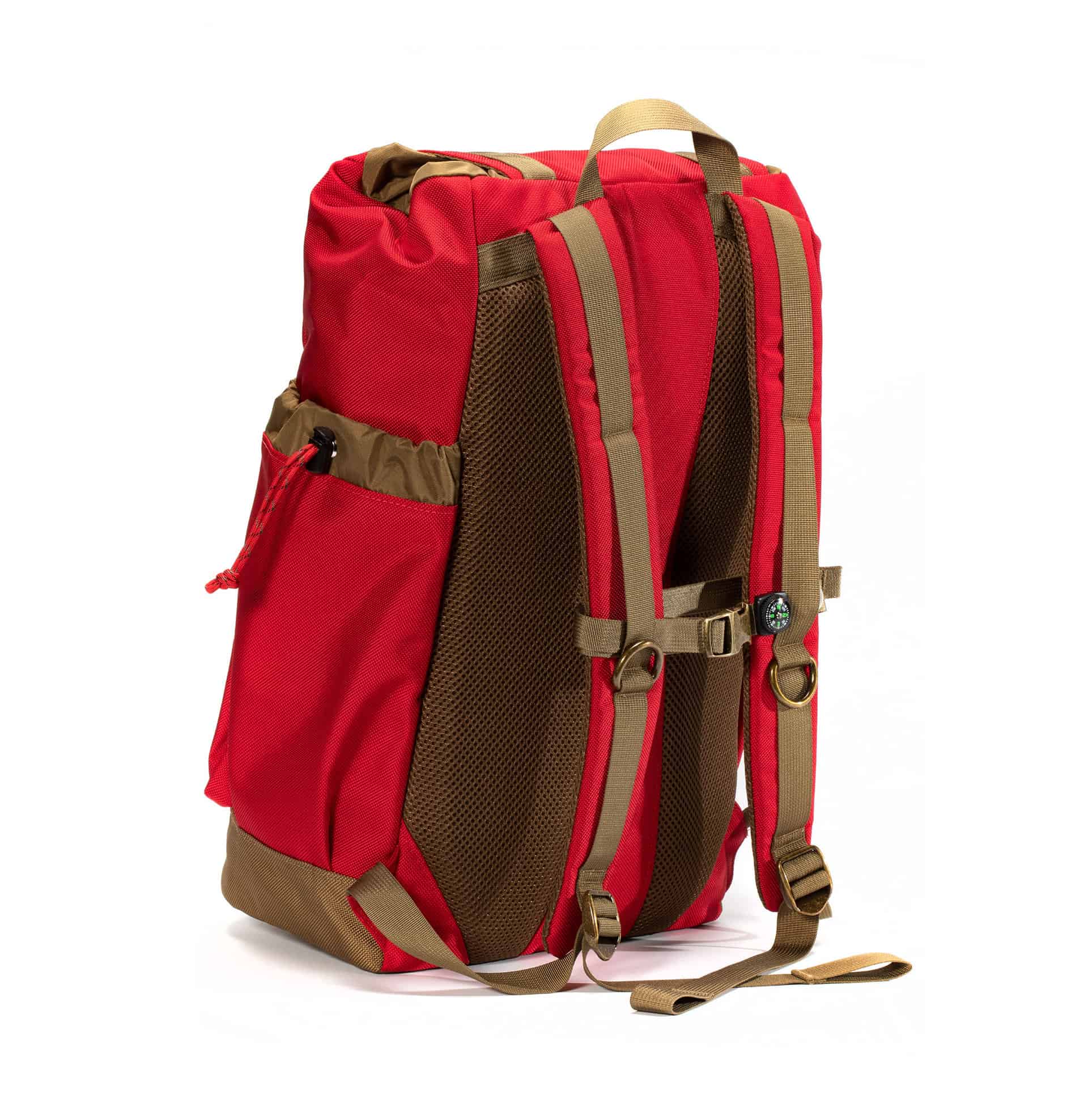 Getaway Backpack Fiery Redwith Tan Webbing - GOBI Racks